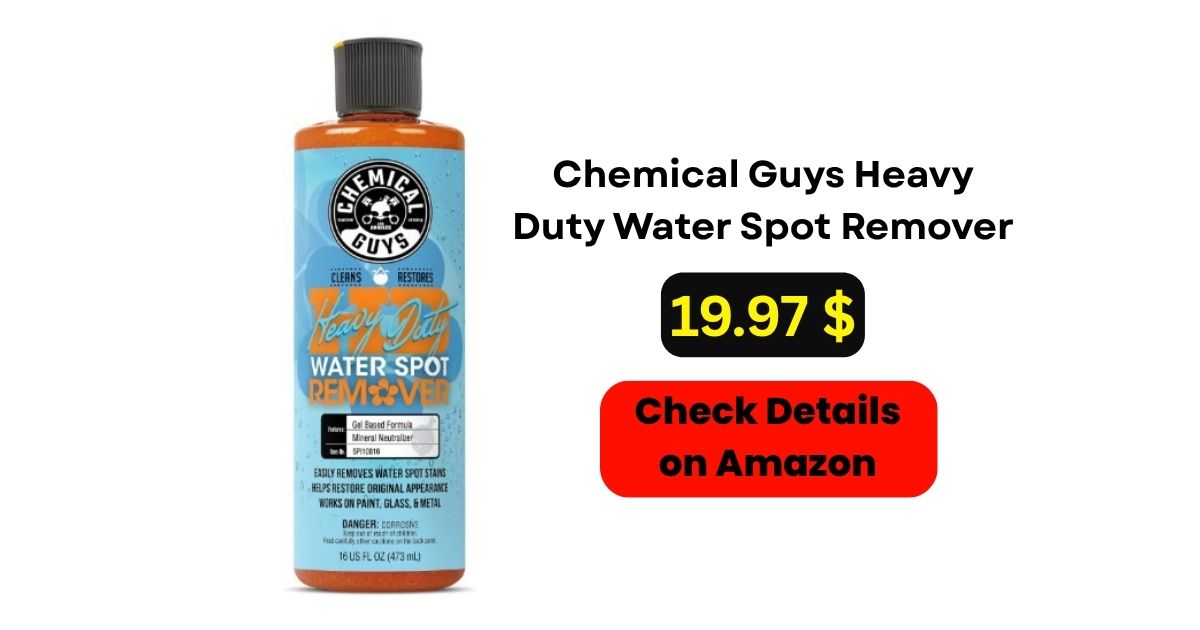5 Best Water Spot Remover from Car Glass: Review and Buying Guide